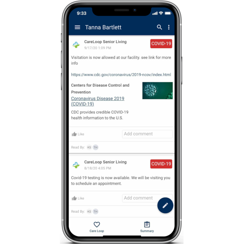 CareLoop | Resident & Family Engagement Solution