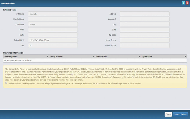 GEHRIMED | Physician Services Solution